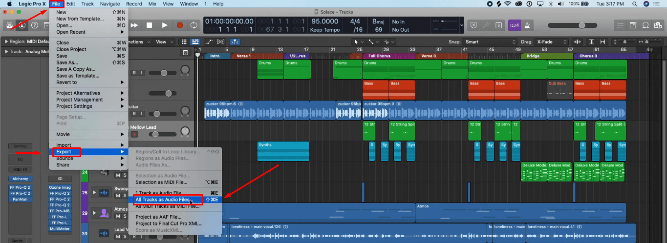 4 Ways How to Export Stems in Logic [Detailed Steps] - Hollyland