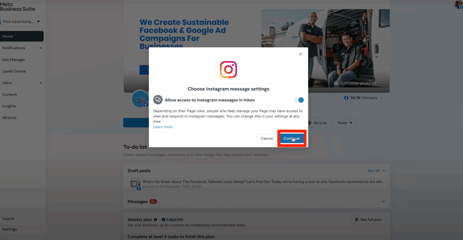 How to Connect Messenger to Instagram [Step by Step] - Hollyland